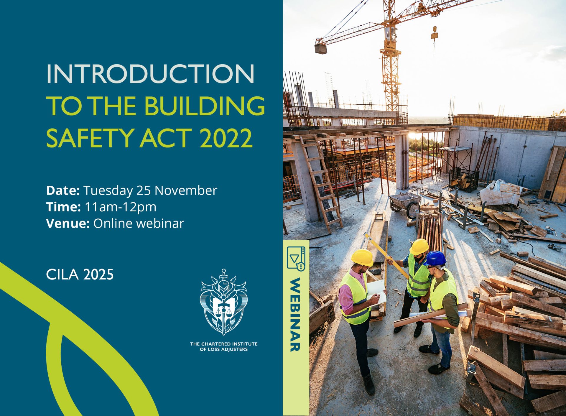 Upcoming Webinar: Introduction to the Building Safety Act 2022 - CILA ...